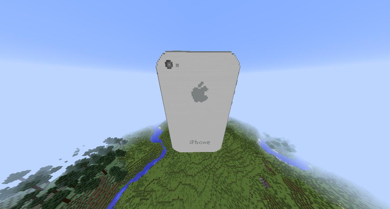iPhone 4 Minecraft Map