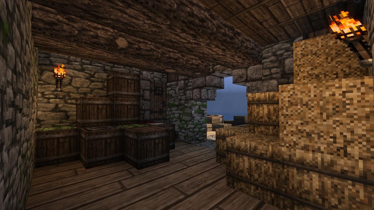 Miniature Lake-Town Minecraft Map