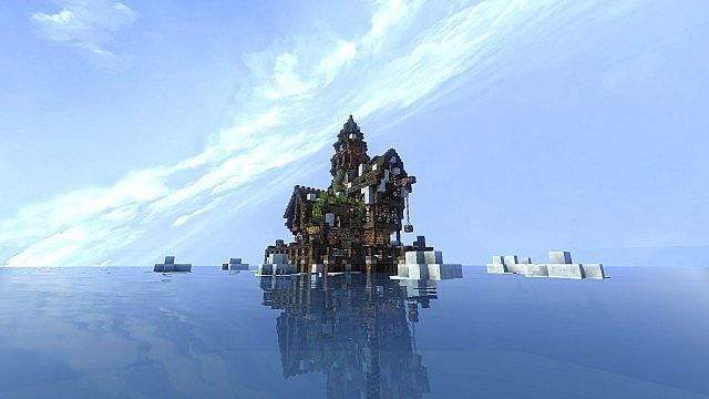 Miniature Lake-Town Minecraft Map