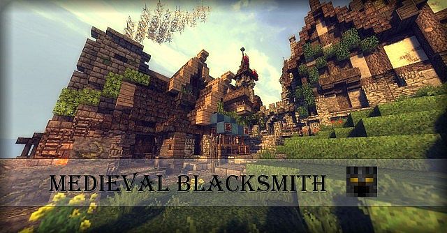 Medieval blacksmith Minecraft Map