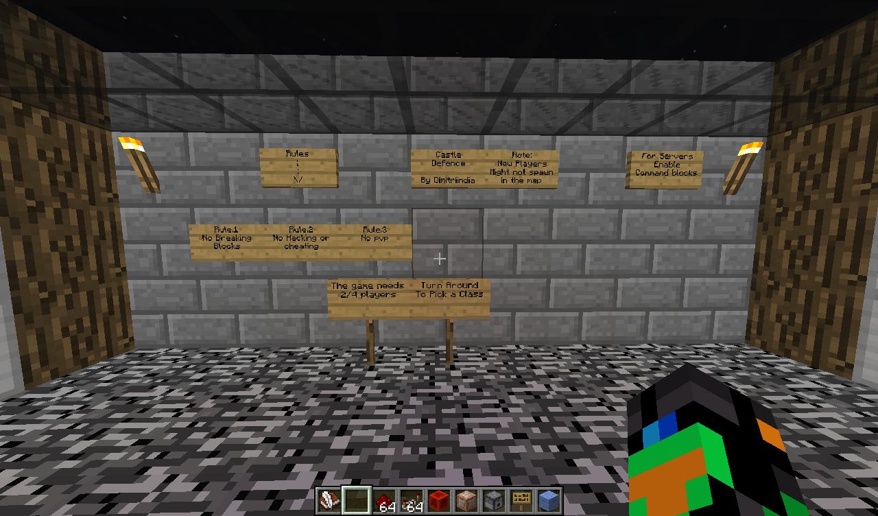 Castle Defence Mini Game Minecraft Map