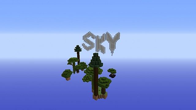 Modified SkyBlock MultiPlayer Minecraft Map