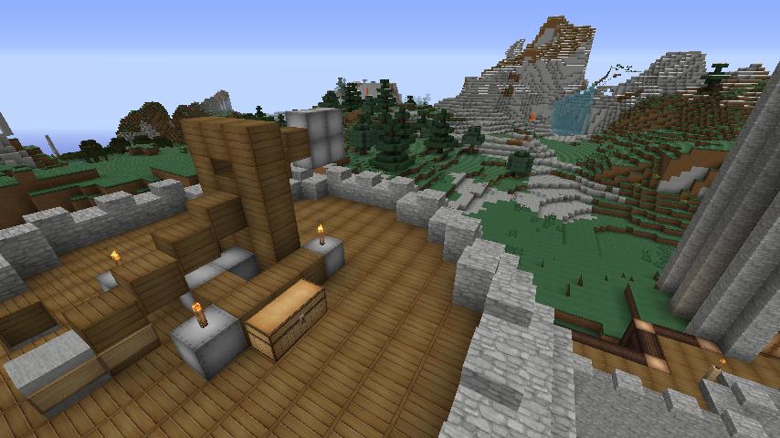 Hilly Fortress Minecraft Map