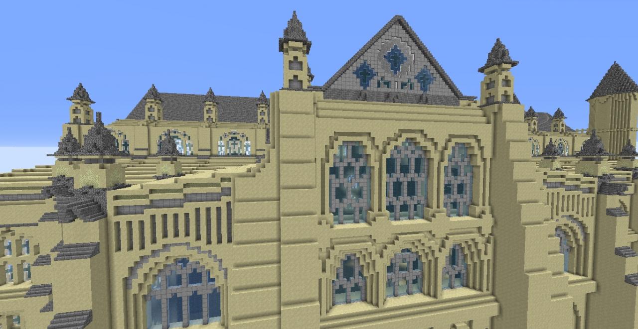 Winchester UK inspired Cathedral Minecraft Map