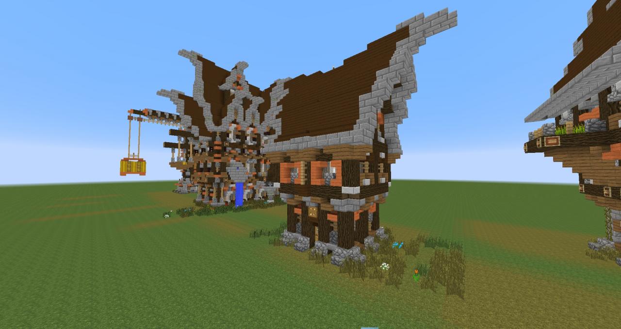 Compilation of steampunk buildings ! Minecraft Map