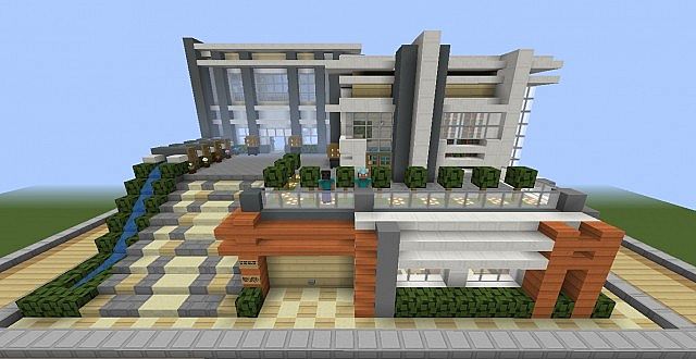 Modern House Collab Project Minecraft Map