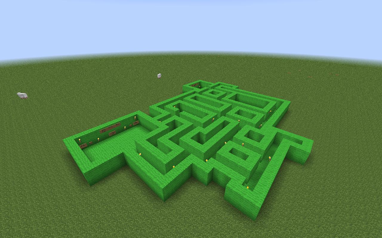 Maze game Minecraft Map
