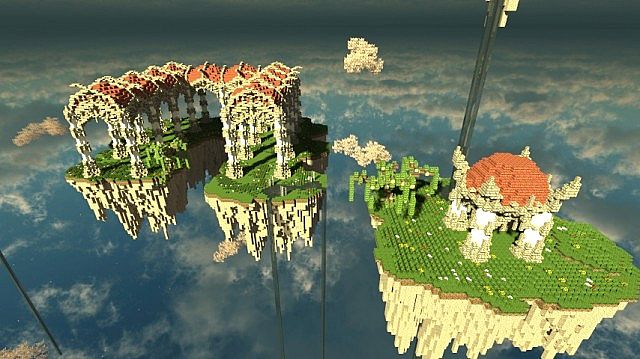 Azeroth - The Air Temple Minecraft Map