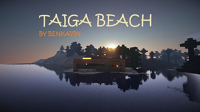 |TAIGA BEACH| A MINIMILIST BUILD BY BENKAVIN Minecraft Map
