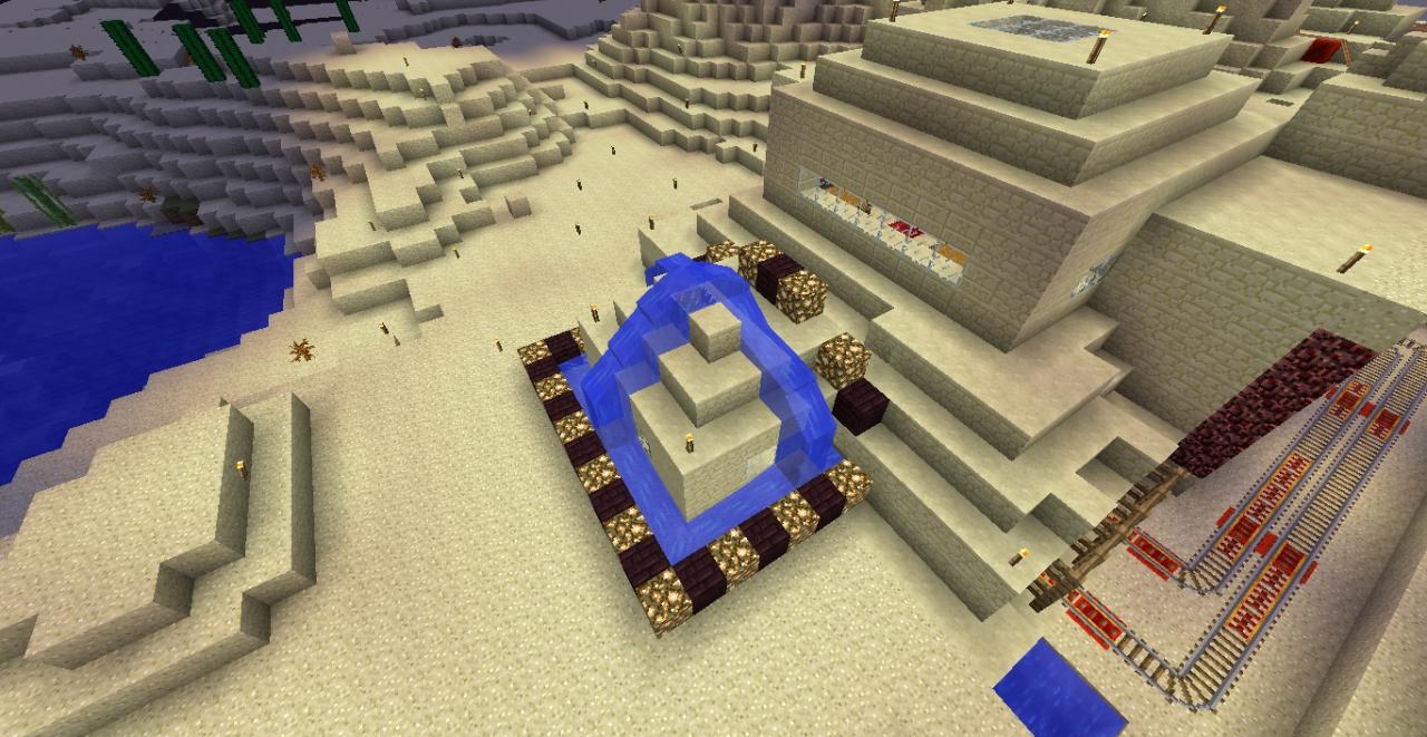 Temple House Minecraft Map
