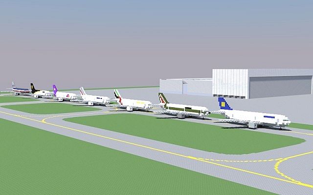 A300-B Prototype (8 Liveries) Minecraft Map