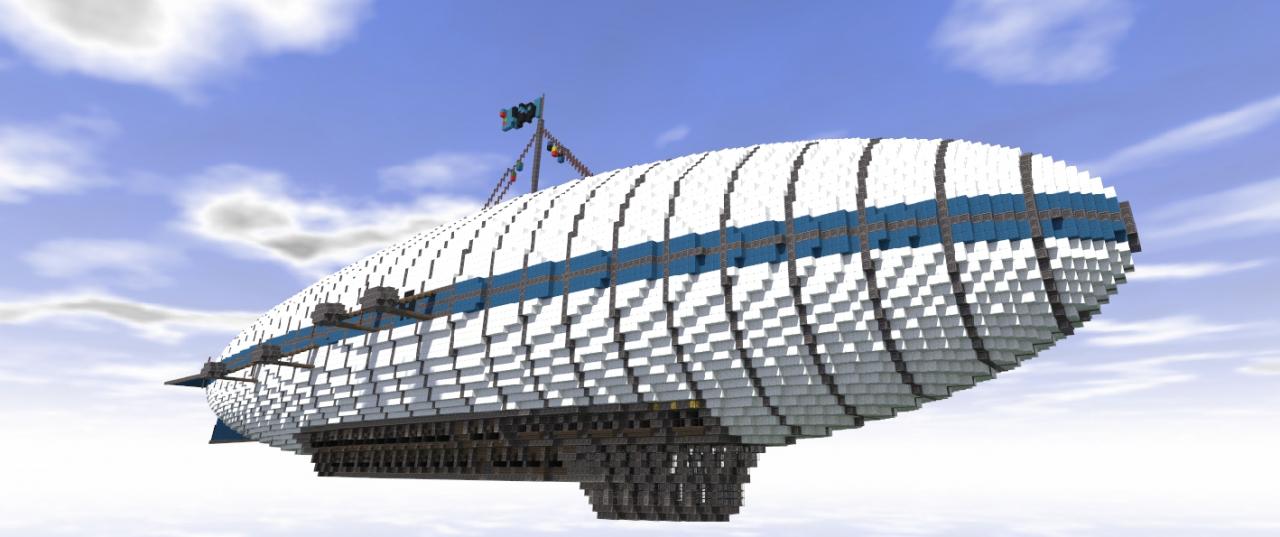 Amelia--Excellence-class War Zeppelin Minecraft Map