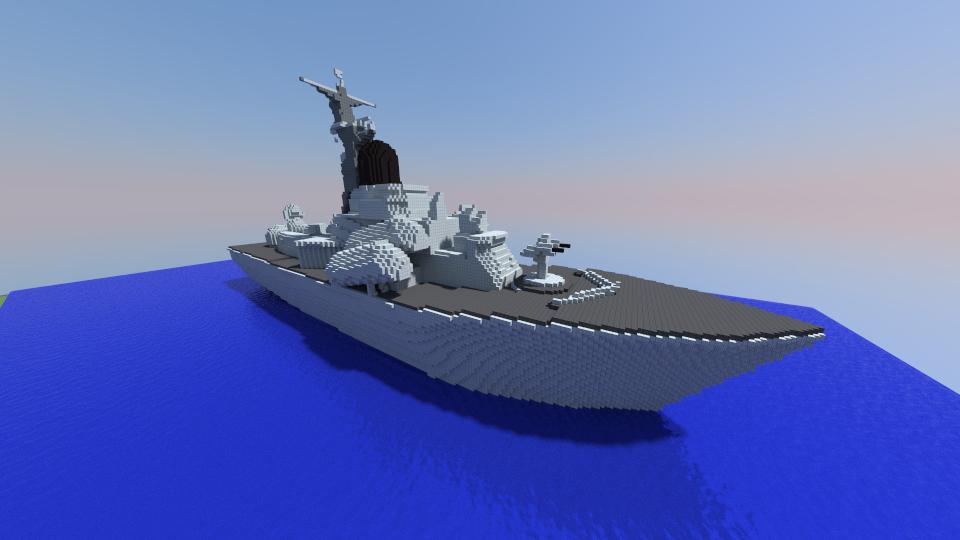BattleShip Bismark -- Nazi Warship Minecraft Map