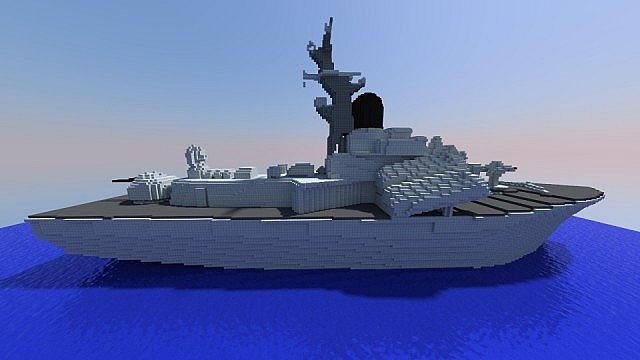 BattleShip Bismark -- Nazi Warship Minecraft Map