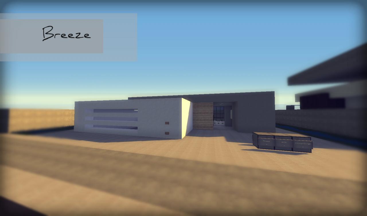 Breeze - Minimalist House Minecraft Map