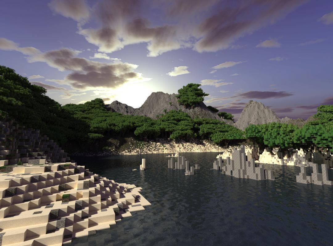Custom Terrain - Tropical Island Minecraft Map