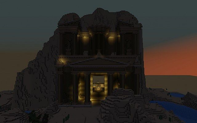 The Ruins of Petra Minecraft Map
