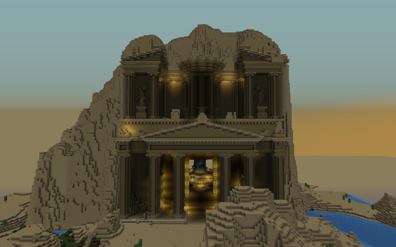 The Ruins of Petra Minecraft Map
