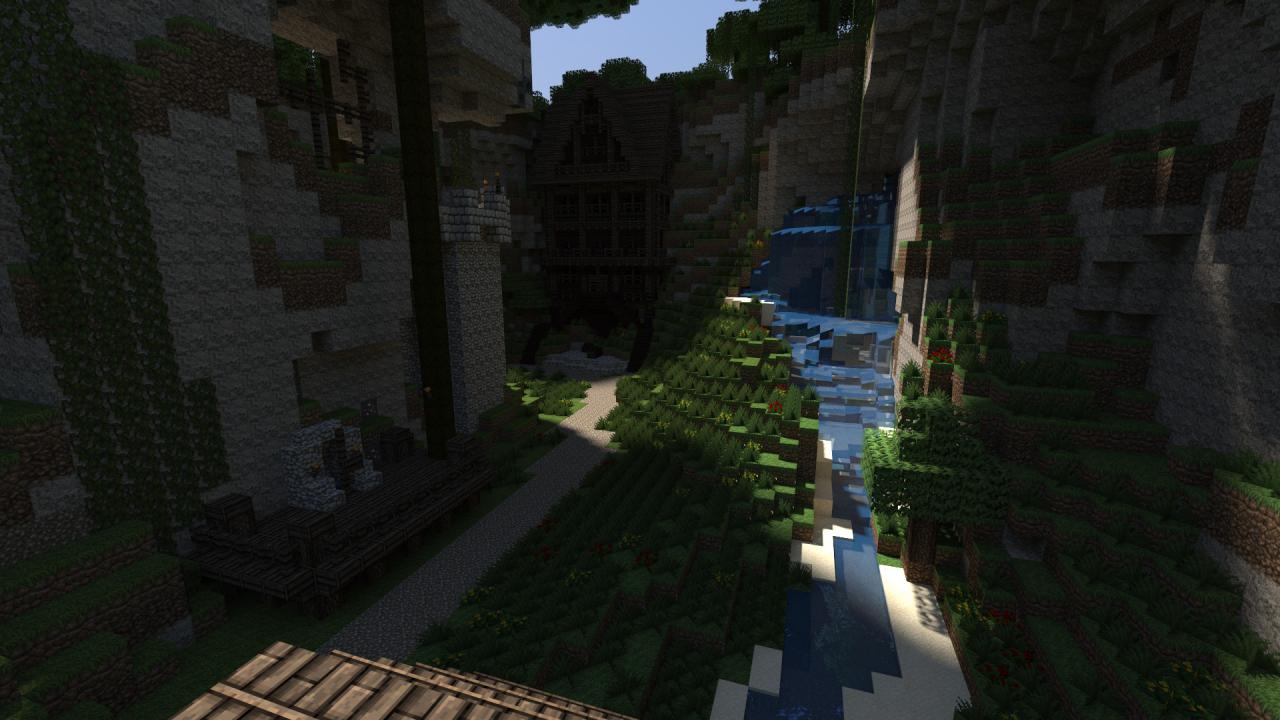 Forgotten Caves - An medieval valley Minecraft Map