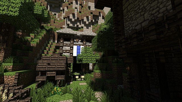 Forgotten Caves - An medieval valley Minecraft Map
