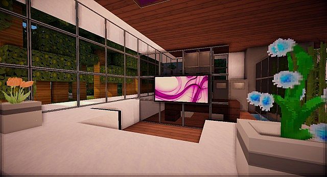 | Shell | A Small Modern Home Minecraft Map