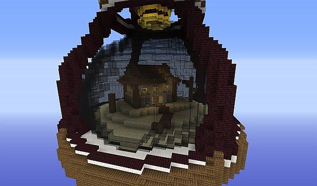 Hourglass of Ages - A Before and After Minecraft Map