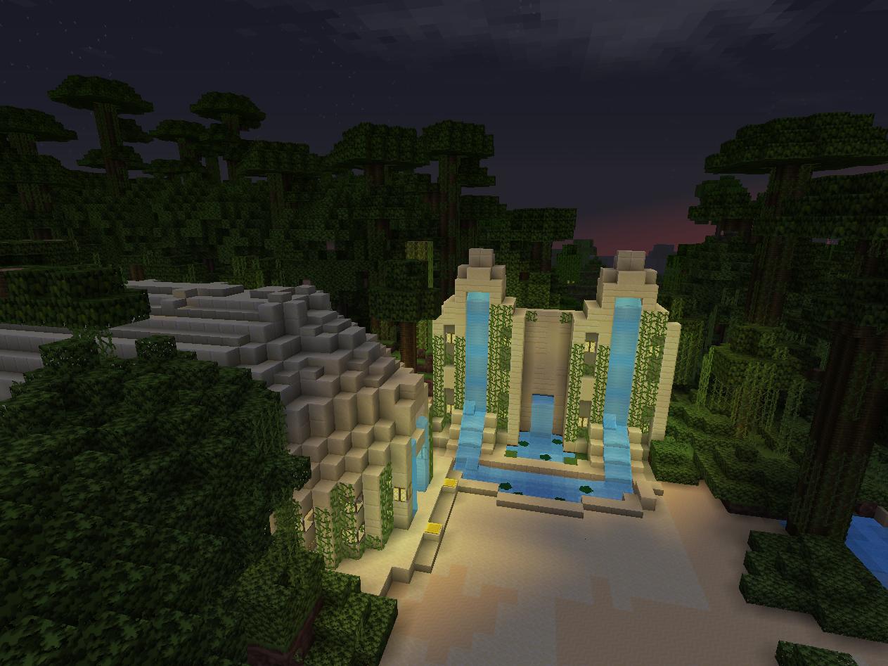 Jungle Ruins - Portal Hub Minecraft Map