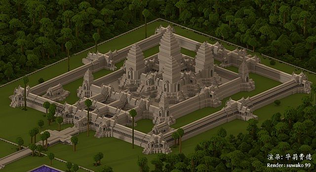 Vrah Vishnulok (Angkor Wat) Minecraft Map
