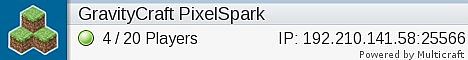 GravityCraft PixelSpark Minecraft Server