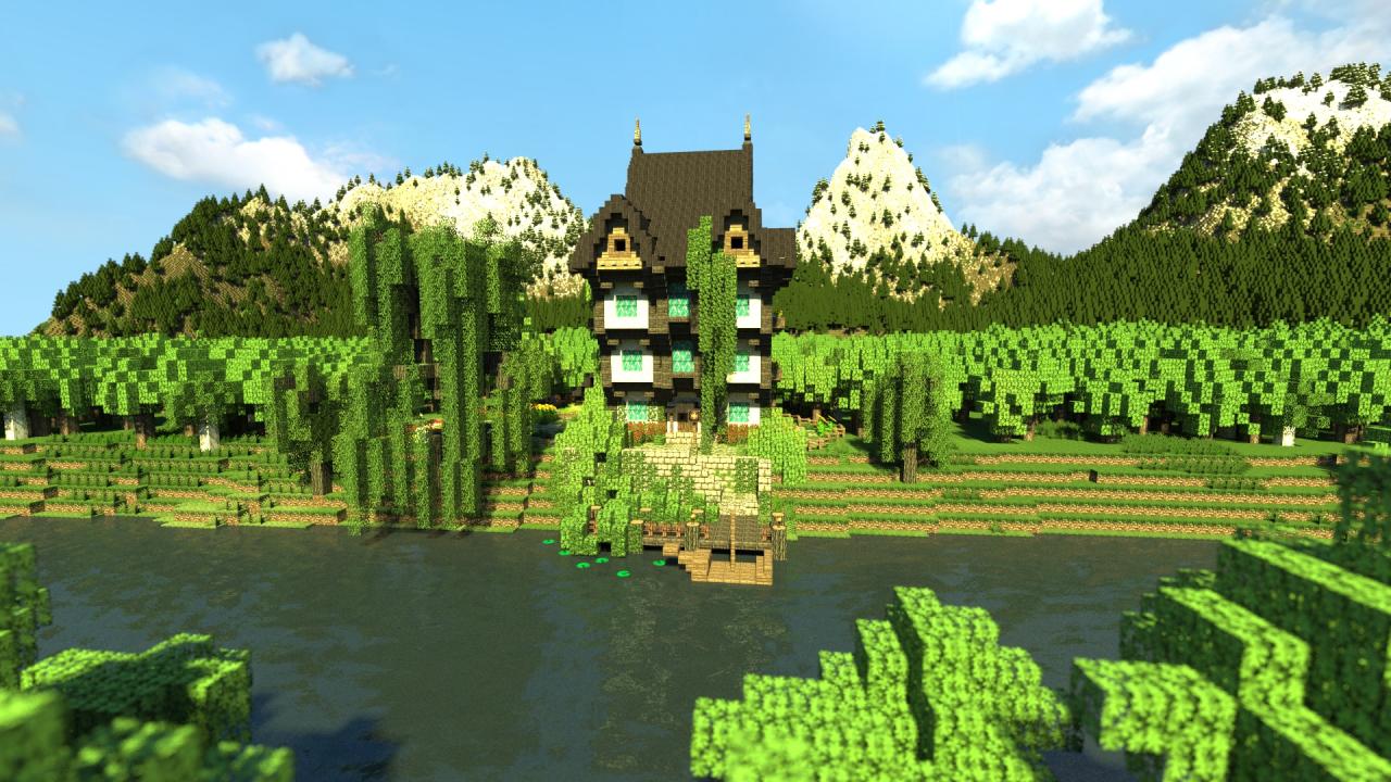[MedievalHouse]- Riverside Home Minecraft Map