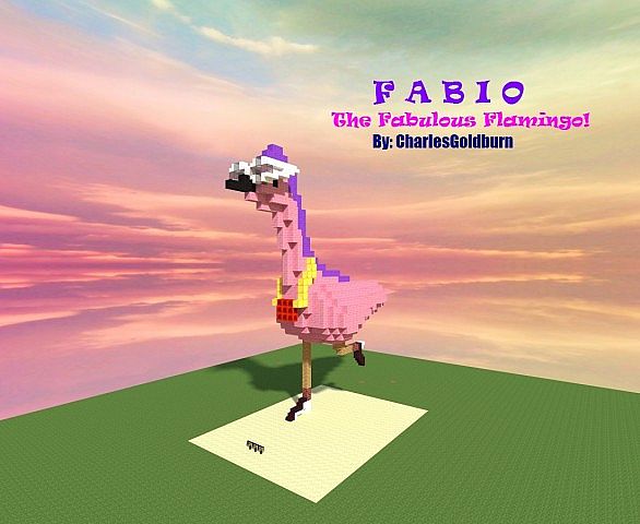 Fabio the Fabulous Fashionable Flamingo! [+Download] Minecraft Project