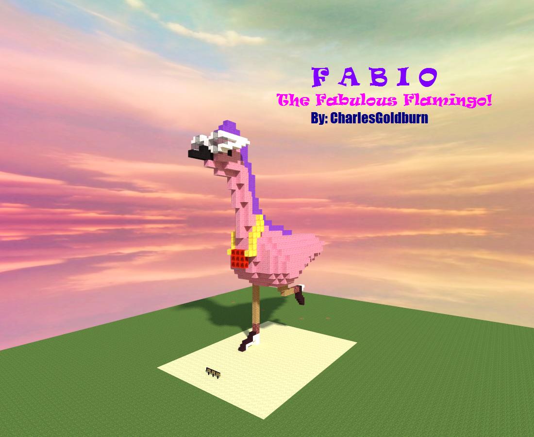 Fabio the Fabulous Fashionable Flamingo! [+Download] Minecraft Map