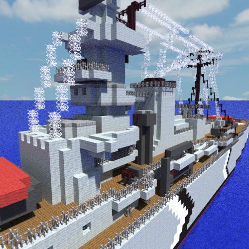Prinz Eugen [1:1 WW2 German Cruiser] Minecraft Map