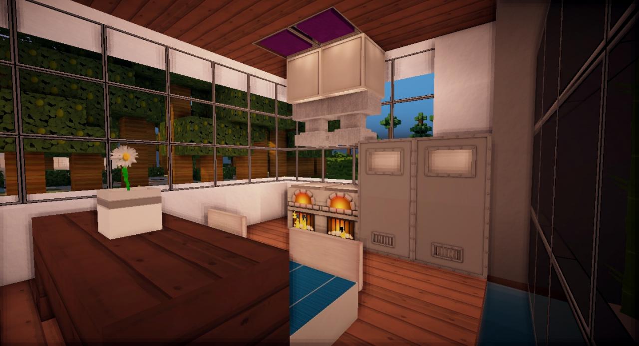 | Shell | A Small Modern Home Minecraft Map