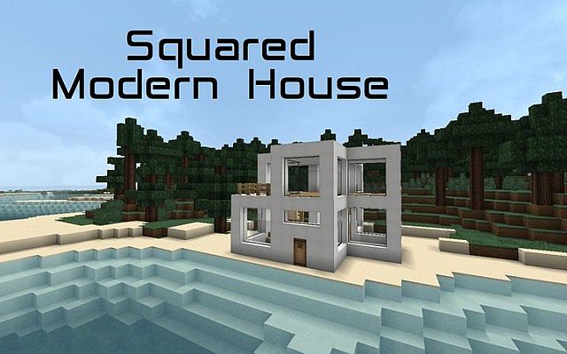 Squared Modern House Minecraft Map