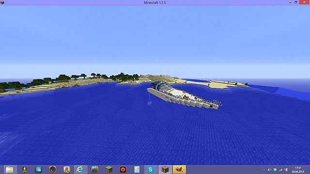 Luxury boat Minecraft Map