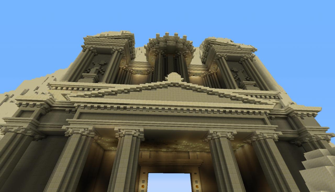 The Ruins of Petra Minecraft Map
