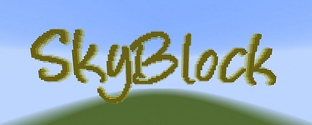 SkyBlock Sign Minecraft Map