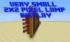 Very Small, 2x2 pixels lamp display! Minecraft Map