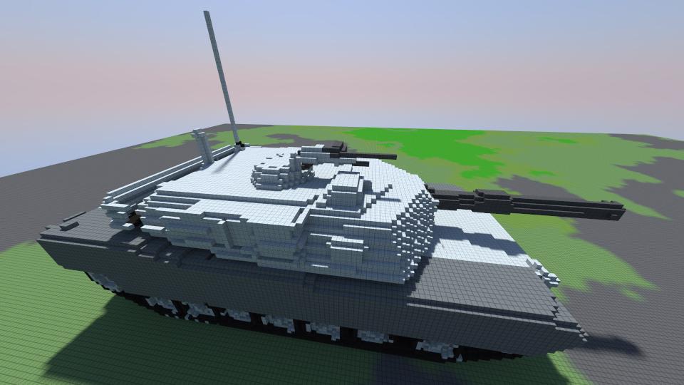 M1A1 Abrams Tank -- US Military Tank Minecraft Map