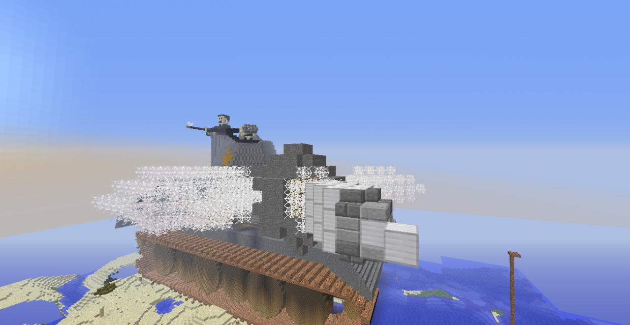 The King Tiger tank Minecraft Map