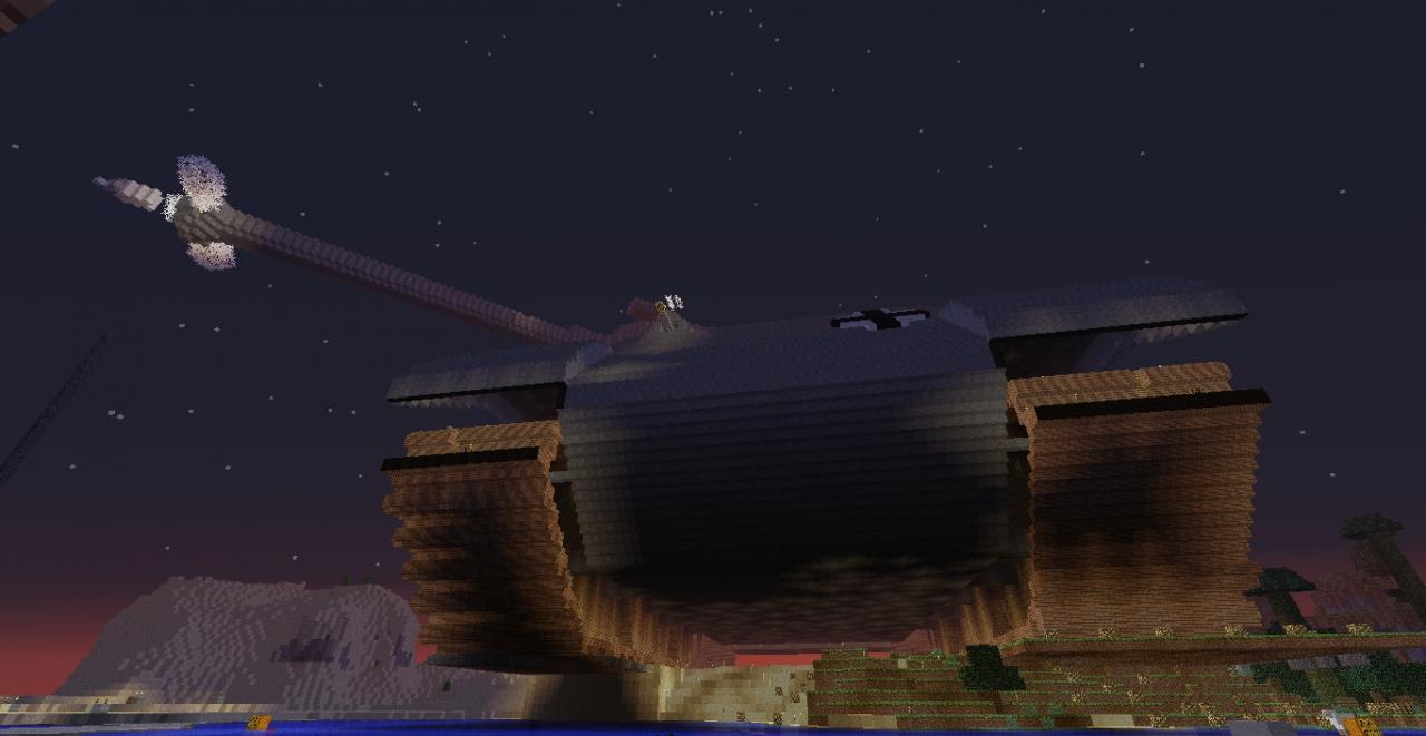 The King Tiger tank Minecraft Map