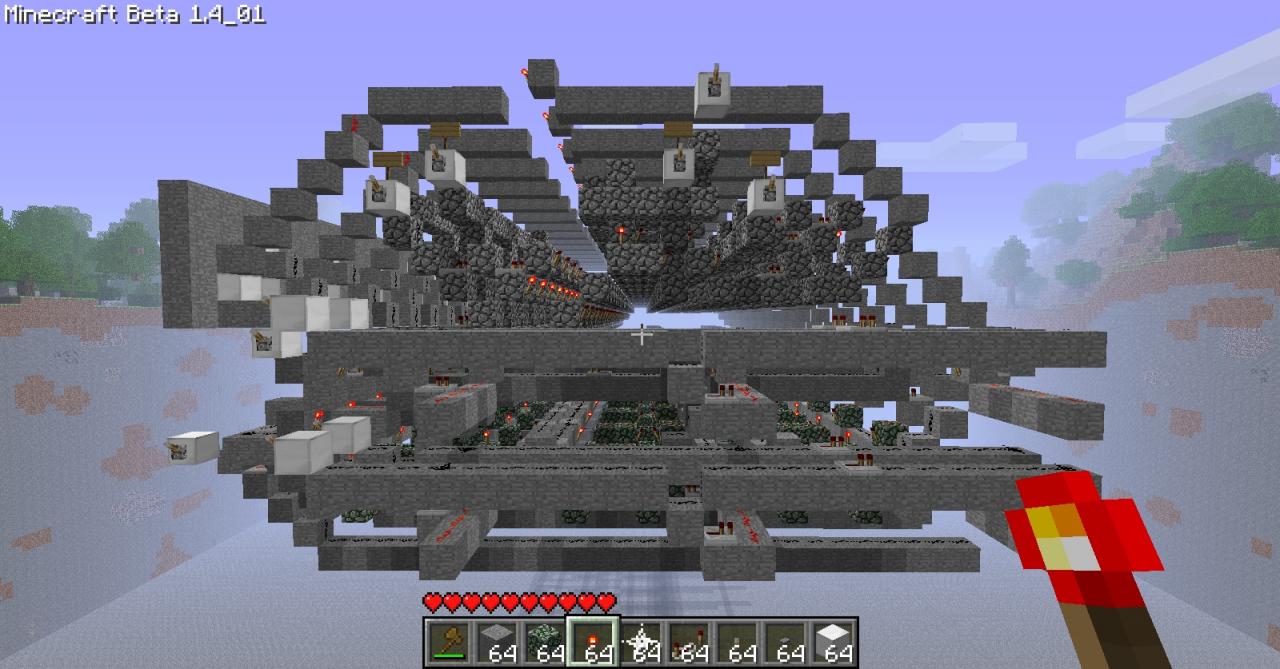 Beta 1.4_01 16 Bit CPU Minecraft Map