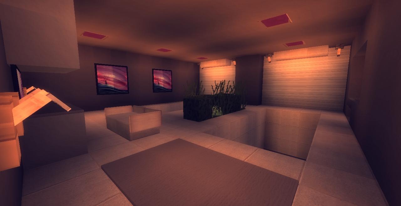 Modern house collab Minecraft Map