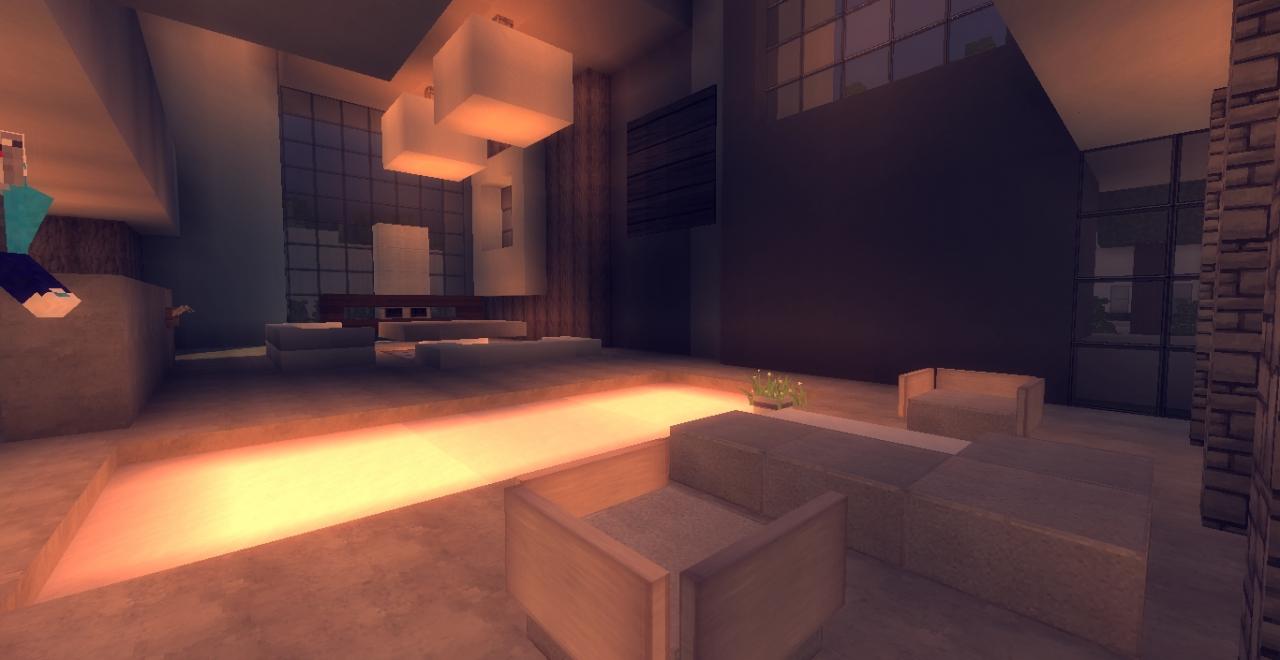 Modern house collab Minecraft Map