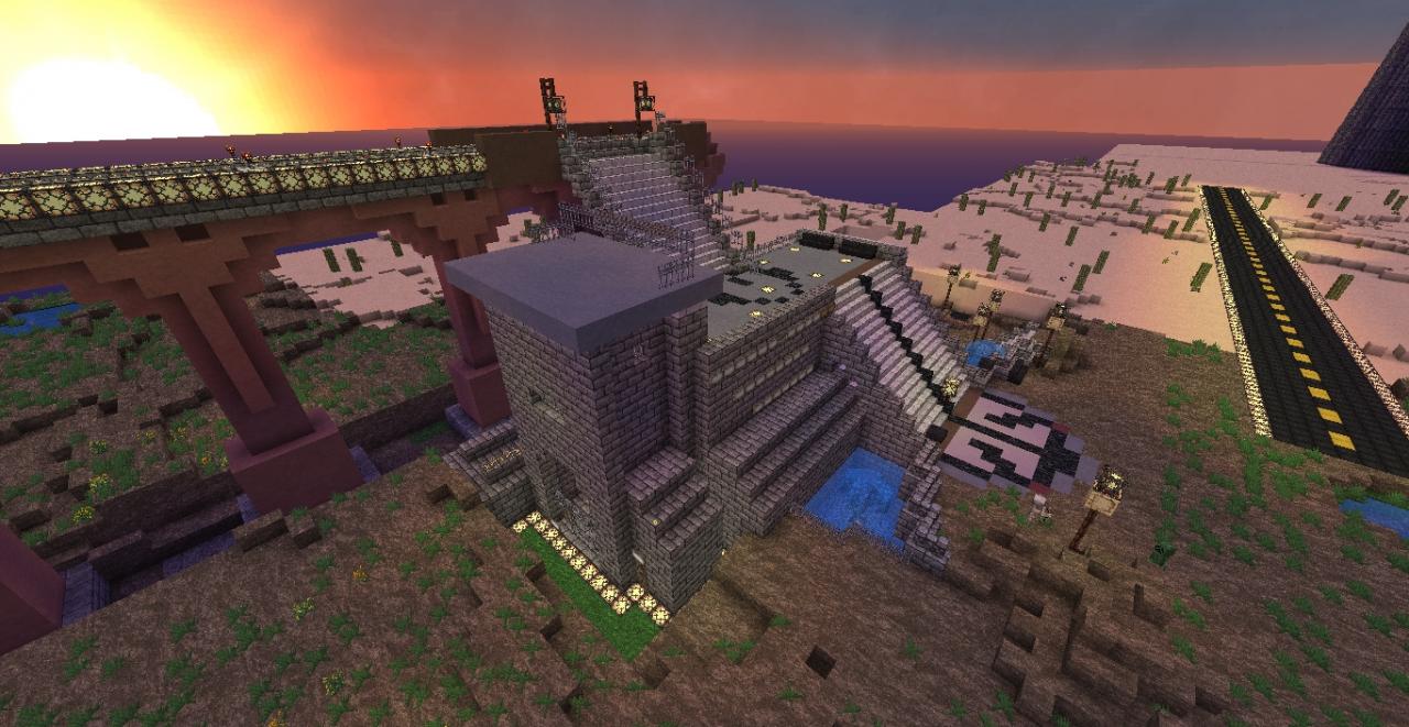 Final Fantasy VIII: Far East Galbadian Train Station Minecraft Map