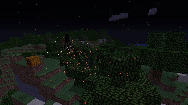 Entity Particles using /execute Minecraft Map