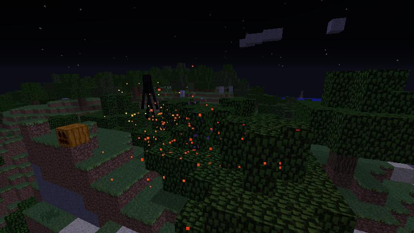 Entity Particles using /execute Minecraft Map