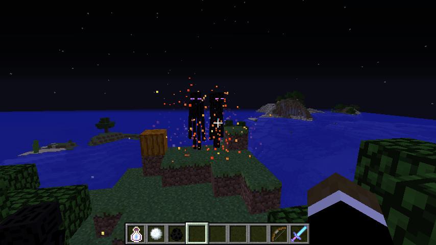 Entity Particles using /execute Minecraft Map