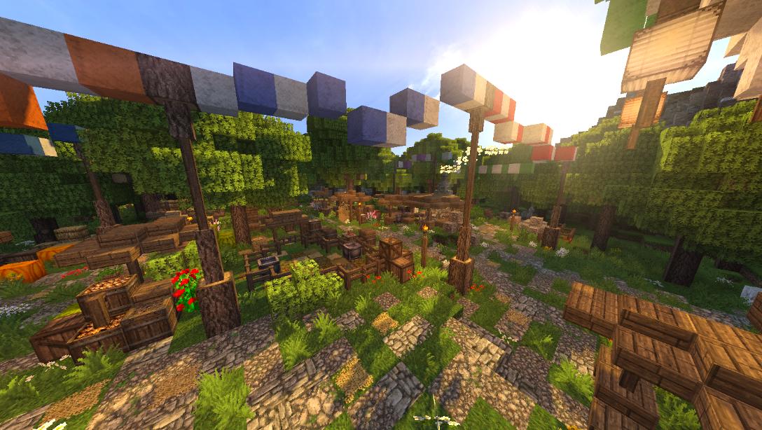 Runefield Village ╬Dawn Of Knights╬ Rpg Server Minecraft Map